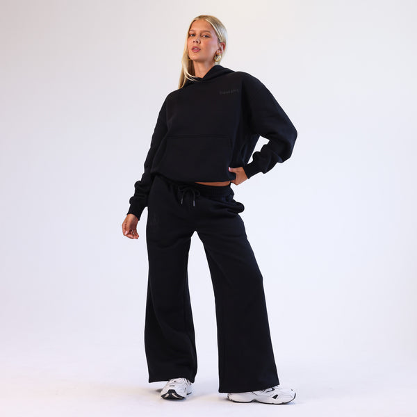 Embroidered Track Pants - Twilight Black –Kulani Kinis