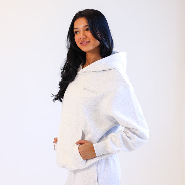 Embroidered Hoodie - Silver Stone –Kulani Kinis
