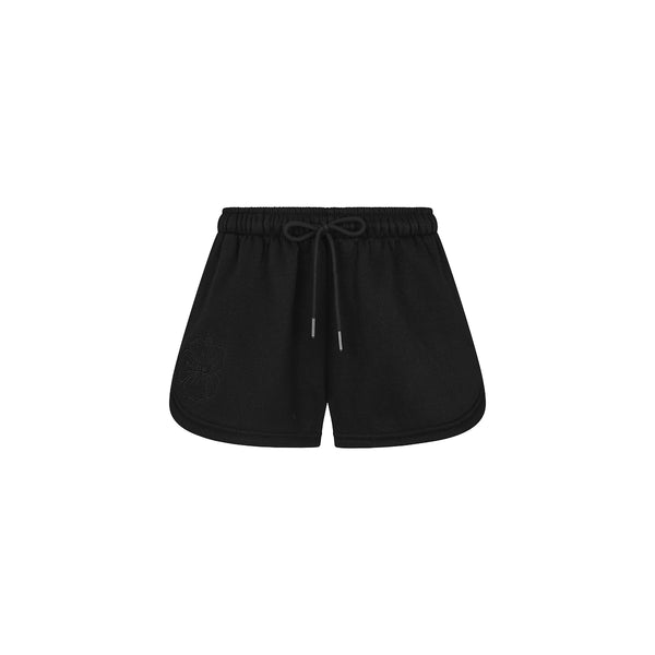 Embroidered Track Shorts - Twilight Black –Kulani Kinis