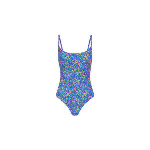 Invisible Underwire One Piece - Electric Bloom –Kulani Kinis