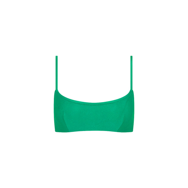 Invisible Underwire Crop Bikini Top - Island Lush –Kulani Kinis